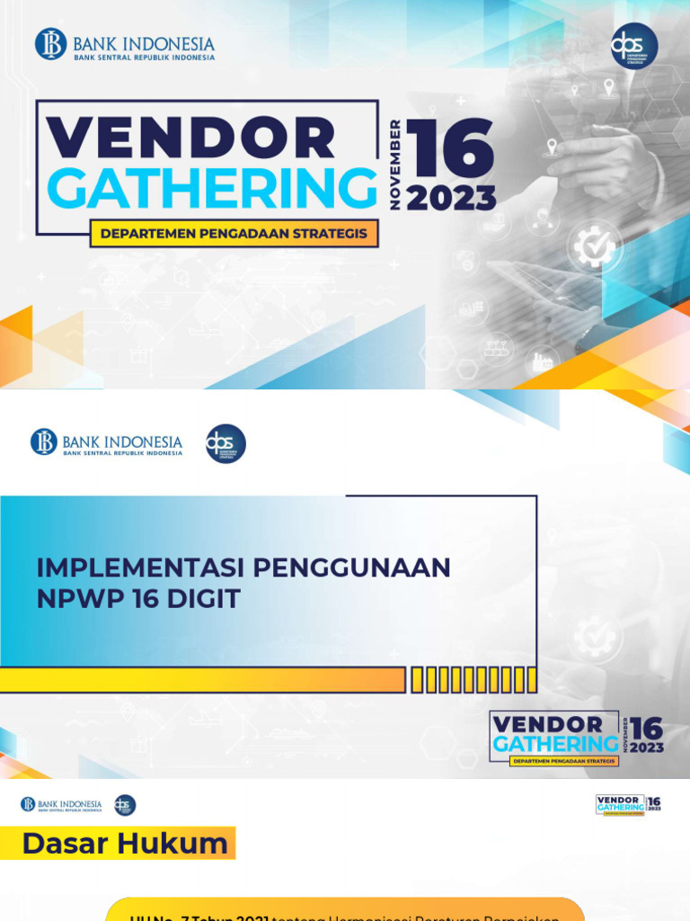 Materi 2 - KEBIJAKAN PERUBAHAN FORMAT NPWP 16 DIGIT DAN HAL-HAL YANG ...