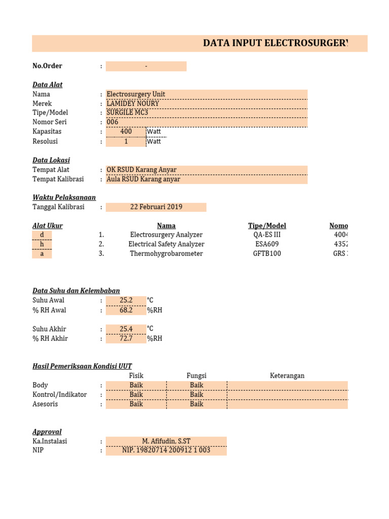 PELATIHAN Electrosurgery Unit 006 | PDF
