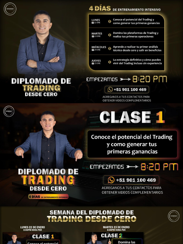 Clase #1 - Diplomado de Trading Desde Cero 2024 | PDF