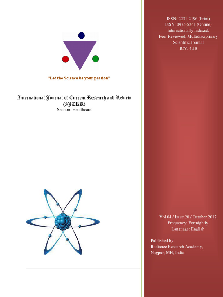 Hepatic Artery IJCRR P-143 | PDF | Academic Journal | Staining
