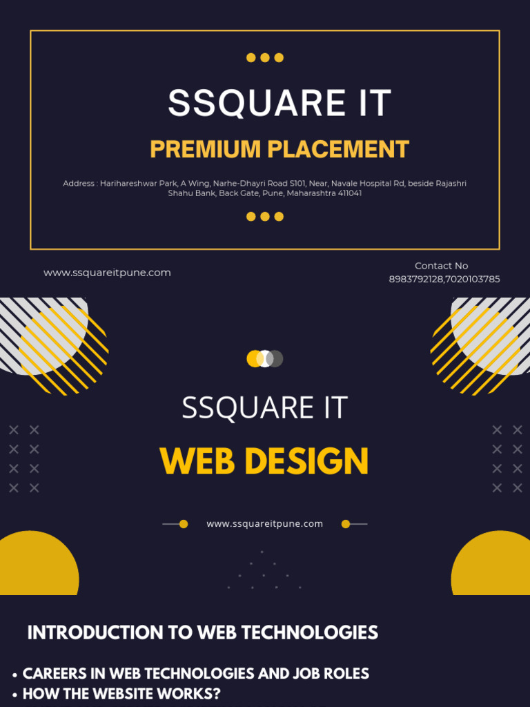 Web Desigining Syllabus SSQUAREIT | PDF | J Query | Bootstrap (Front End Framework)