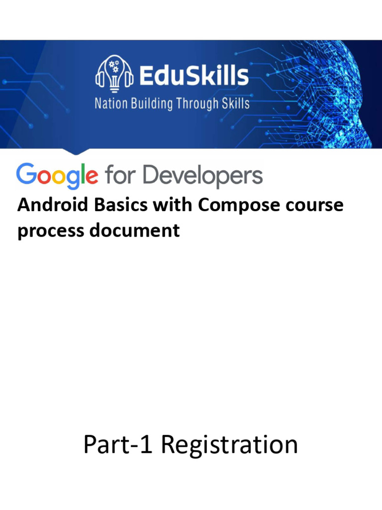 Google-Android Basics With Compose Process Document | PDF | Android (Operating System ...