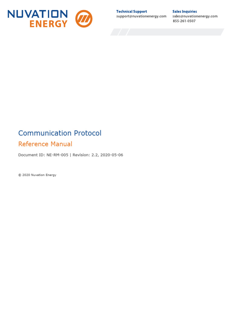 Nuvation-Energy-Communication-Protocol-Reference_2.2-2 | PDF | Integer (Computer Science ...