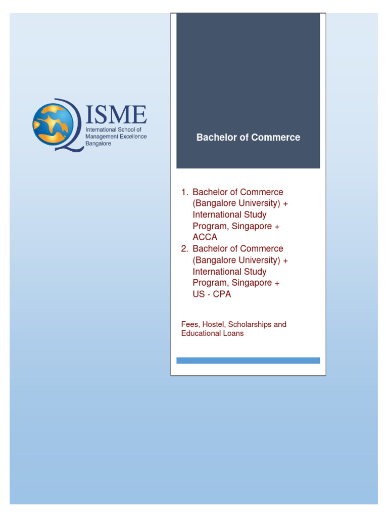 BCom Fees | PDF | Fee | Certified Public Accountant