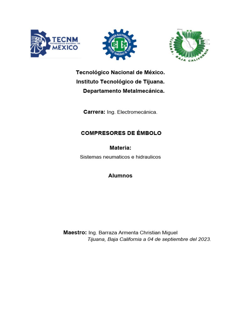 Émbolo | PDF | Pistón | Máquina de vapor