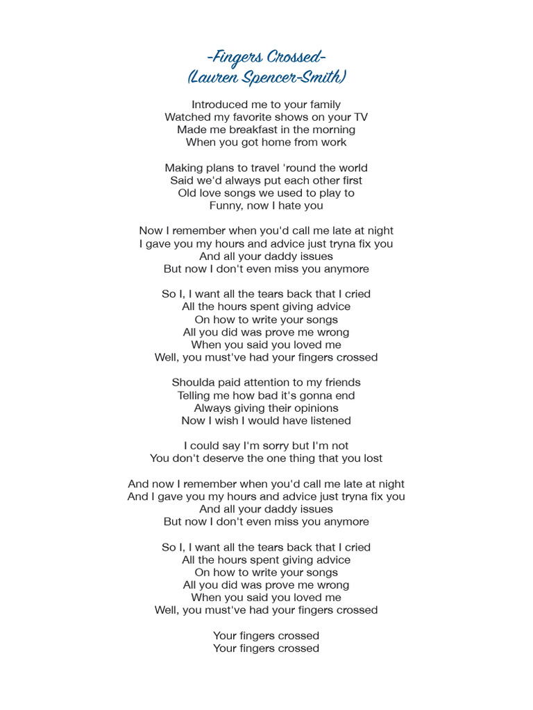 Letras Inglés 2 | PDF | Lost Boys (Peter Pan) | Peter Pan