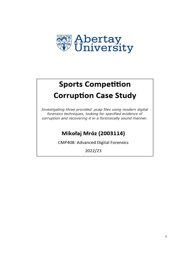 Forensics Case Study | PDF | File Transfer Protocol | Computer File