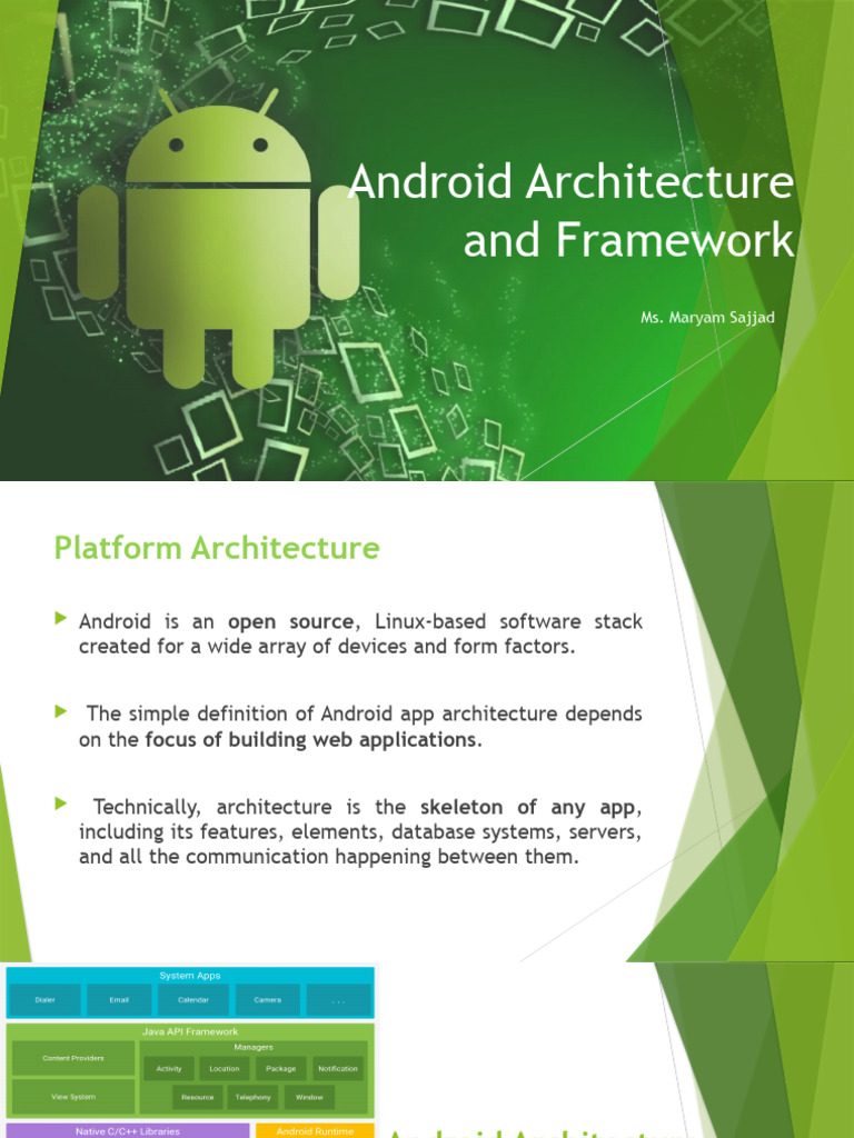 3 Android Architecture And Framework Pdf Android Operating System Java Programming