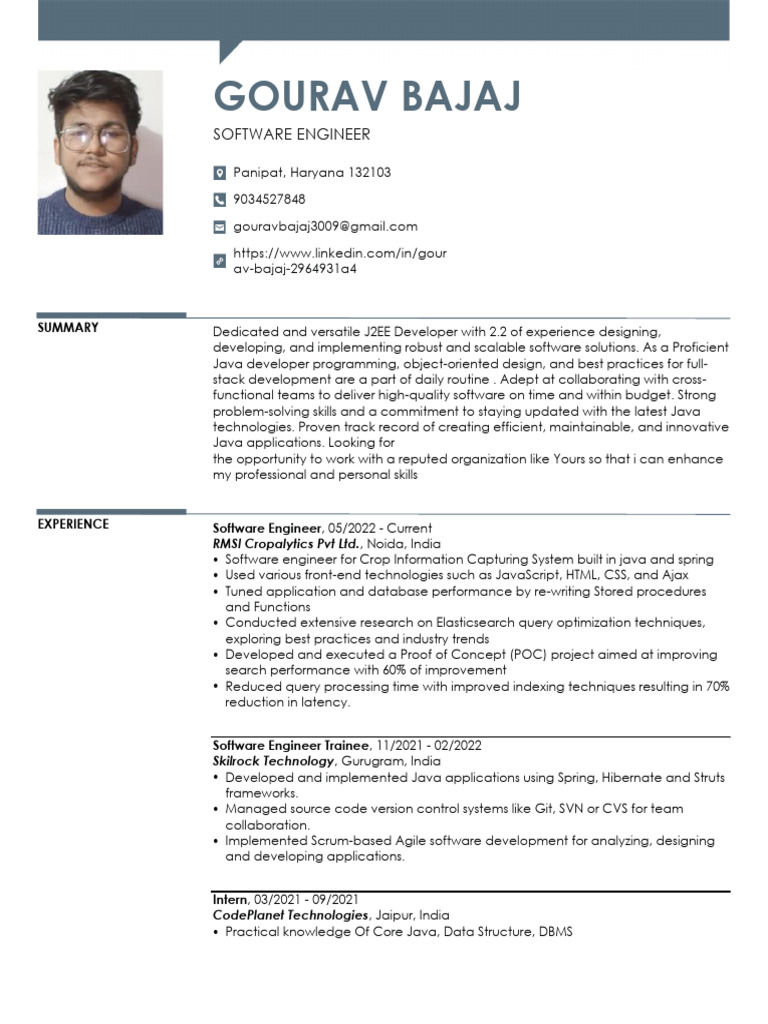 Gourav Bajaj 2 years | PDF | Spring Framework | Databases