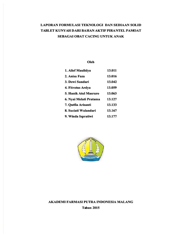PDF Laporan Fts Solid Compress | PDF