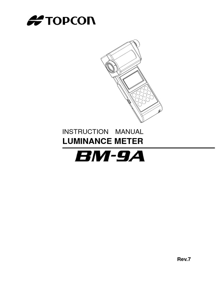 BM-9A Manual Eng Rev7 | PDF | Electrical Connector | Usb