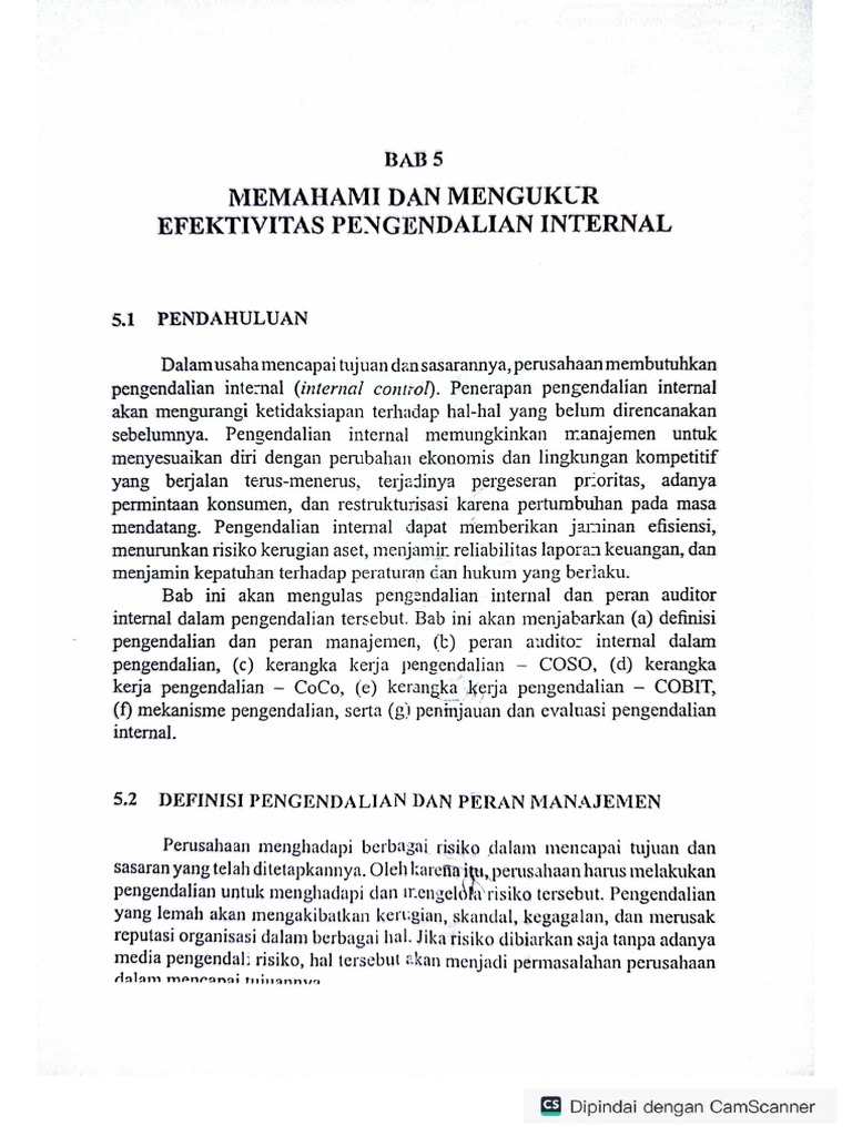 Bab 5-Audit Internal | PDF