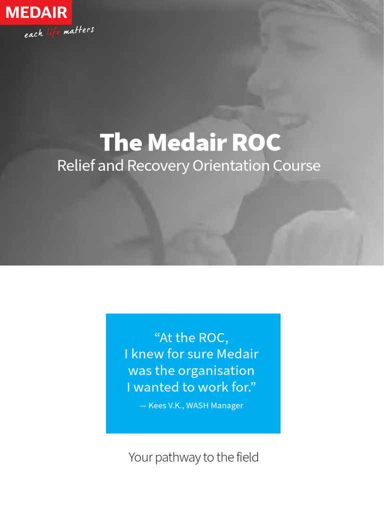 Medair ROC Brochure2023 ROC Only | PDF | Humanitarian Aid | Business