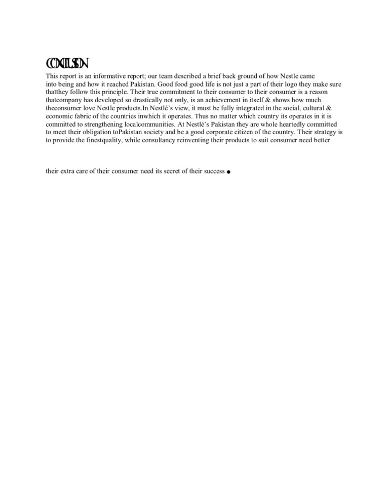 Unilever Conclusion | PDF