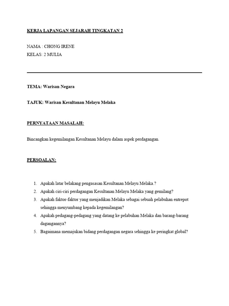 Chong Irene 2 Mulia | PDF