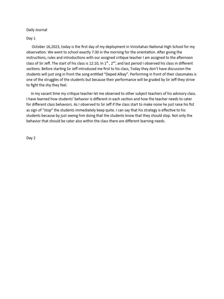 Fs1.daily Journal | PDF