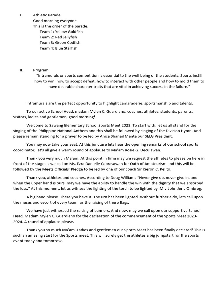 Athletic Script | PDF