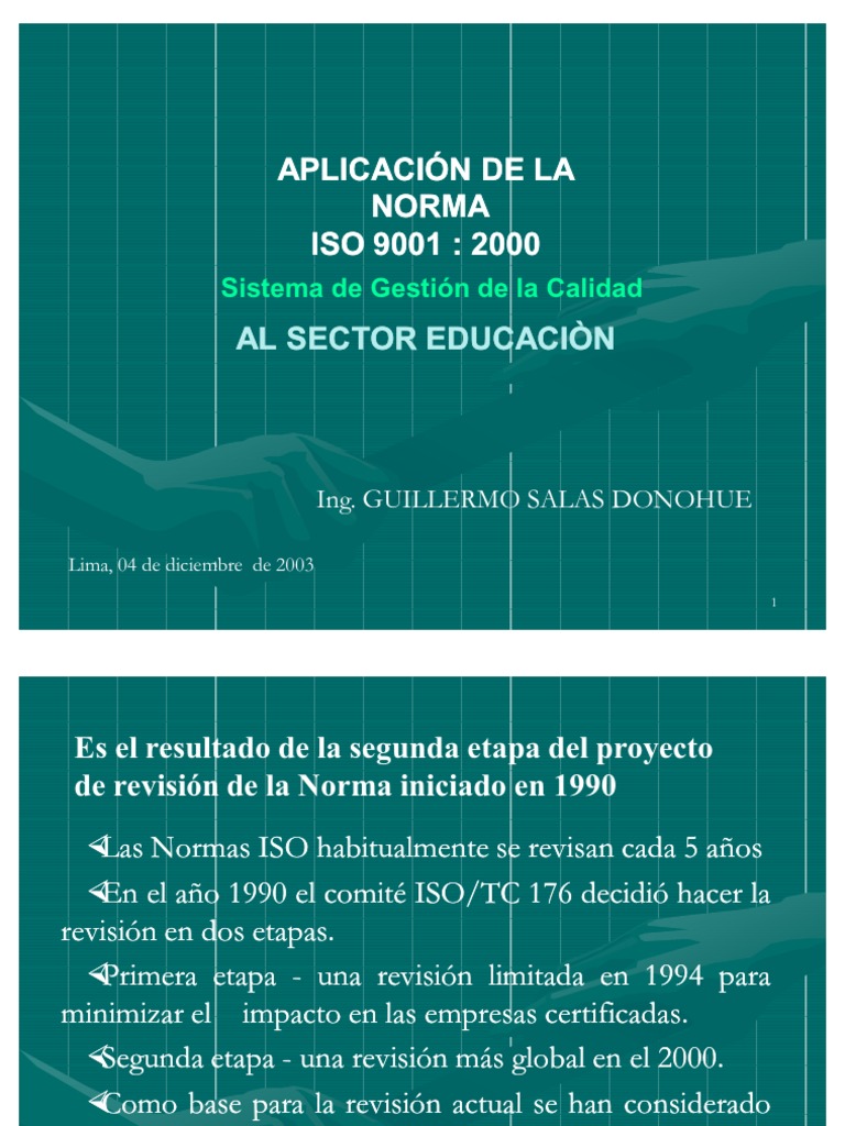 4 - Guía de Aplicación de La Nomra NTP-ISO 9001 2001 para El | PDF ...