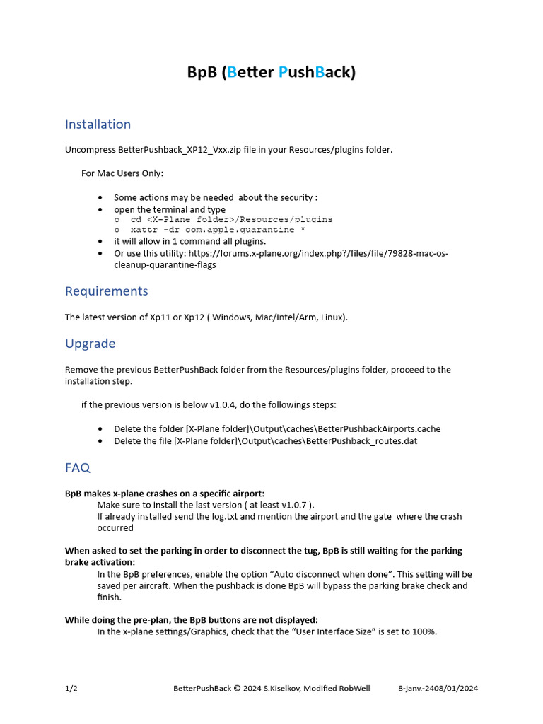 Installation and Informations | PDF | Directory (Computing) | Computer File