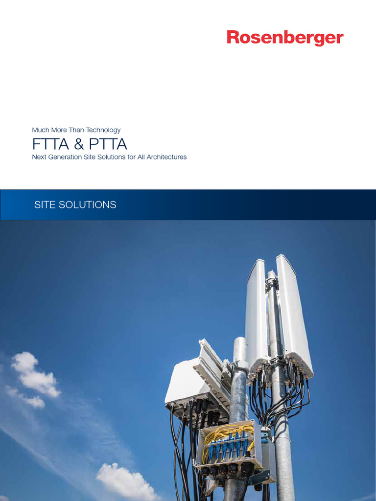 FTTA PTTA Catalog 2023 | PDF | Optical Fiber | Electrical Connector