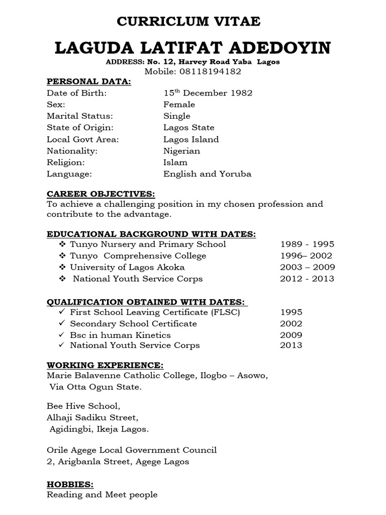 Laguda Latifat 2 | PDF | Social Science | Wellness