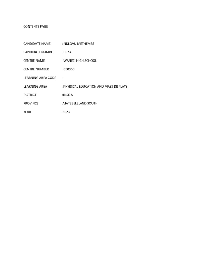 methembe ndlovu 4a3 2023 | PDF methembe ndlovu 4a3 2023 | PDF