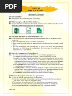 Book Exercise: Class-6 Computer L-5 Microsoft Excel 2016 | PDF ...
