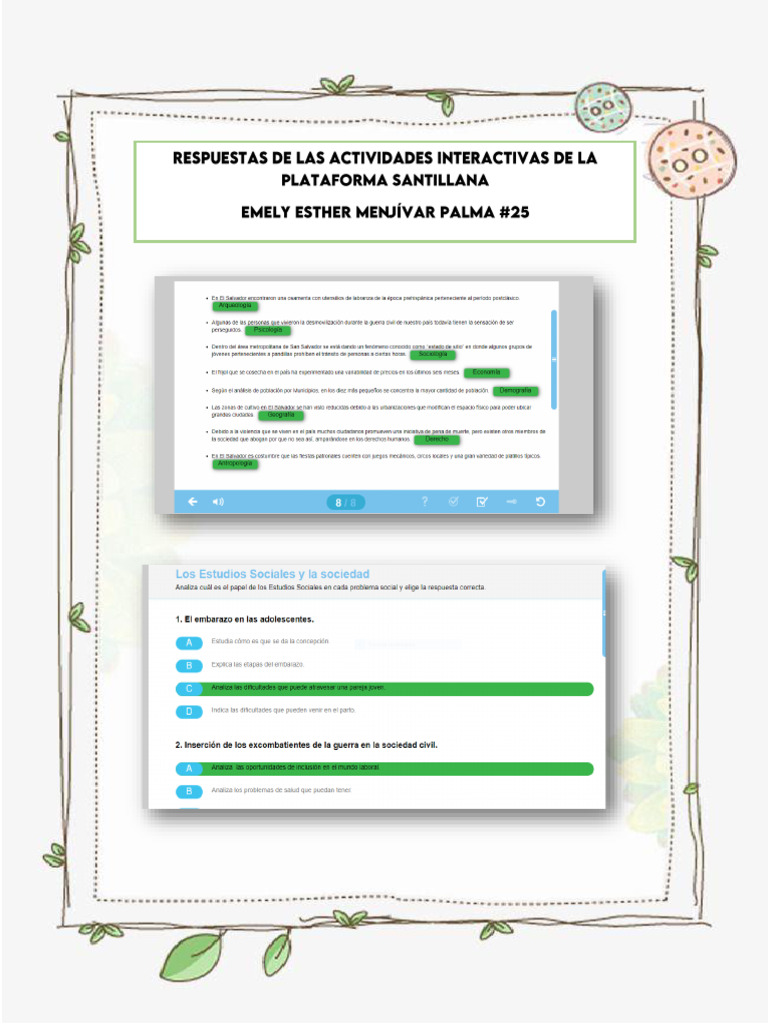 Santilla Actividades | PDF