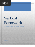 Formwork Drawings | PDF | Concrete | Structural Engineering