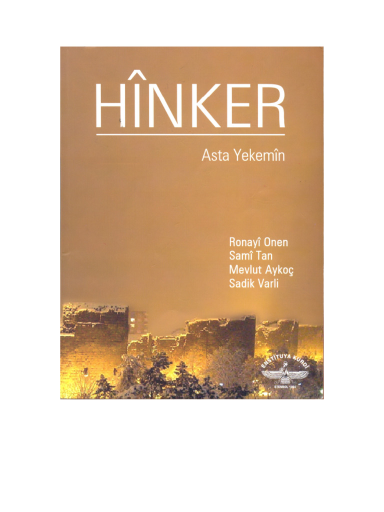 Hînker (Hêvosandina Zimanê Kurdî 1) | PDF