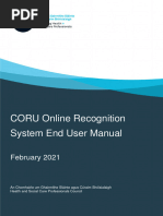 CORU Declaration | PDF