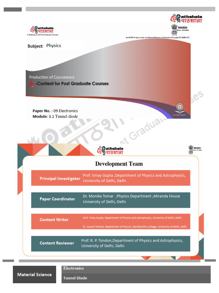 Quad 1 | PDF | Quantum Tunnelling | Diode