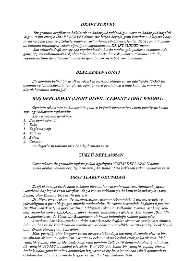 11-Draft Survey | PDF