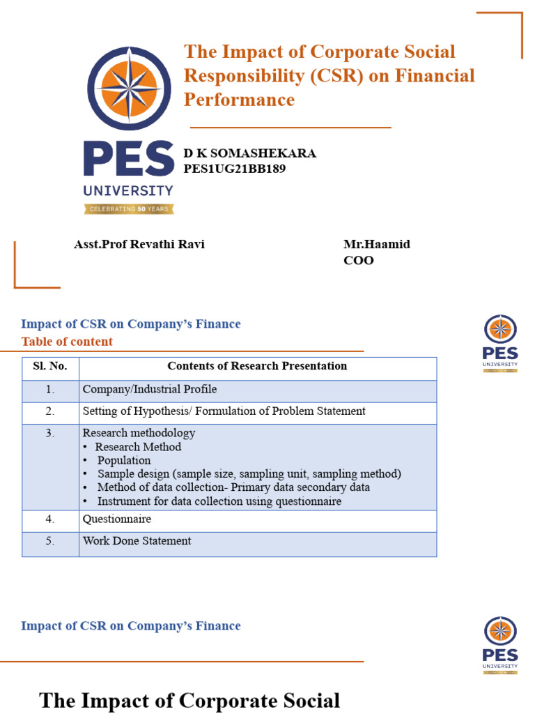 PEC2 Format | PDF | Corporate Social Responsibility | Sampling (Statistics)