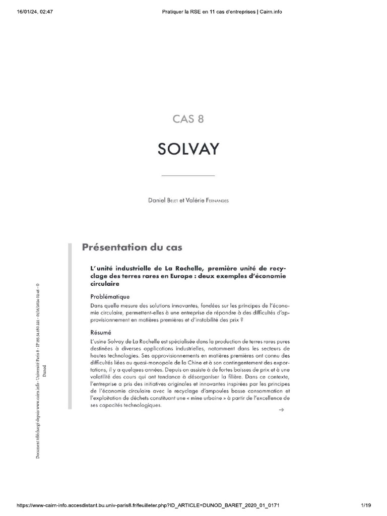 SOLVAY | PDF