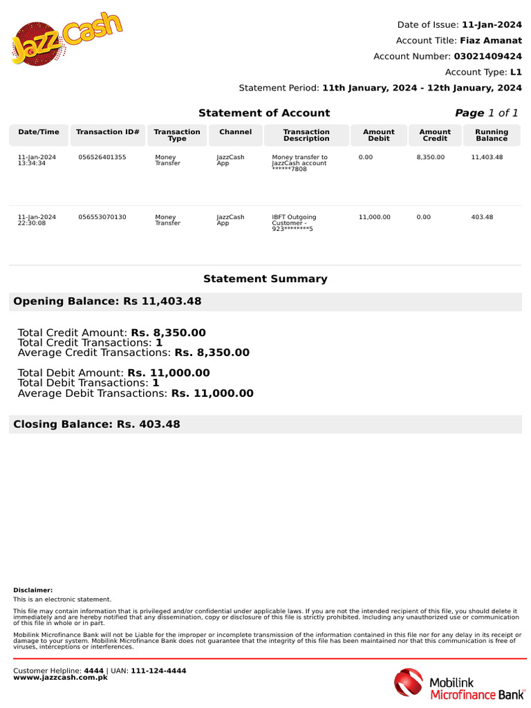 Account Statement | PDF | Debit Card | Economies