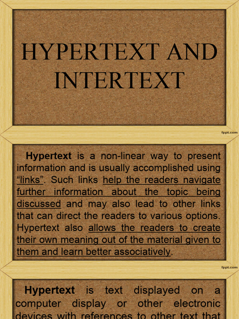 HIntertext | PDF | Hypertext | Intertextuality