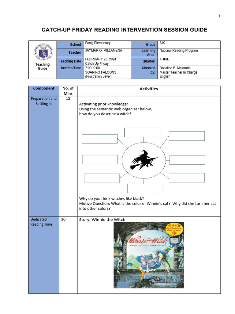 TEACHING-GUIDE-IN-READING-FRUSTRATION-LEVEL-MARCH-8 | PDF | Learning ...