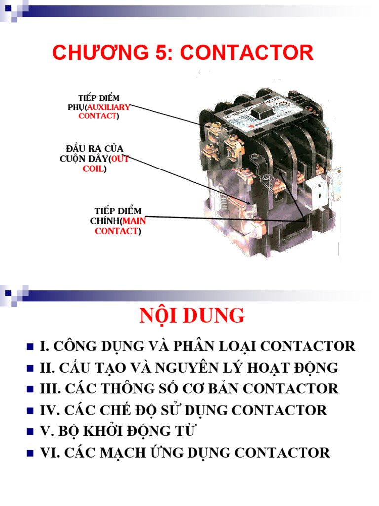 Chương 5 Contactor | PDF