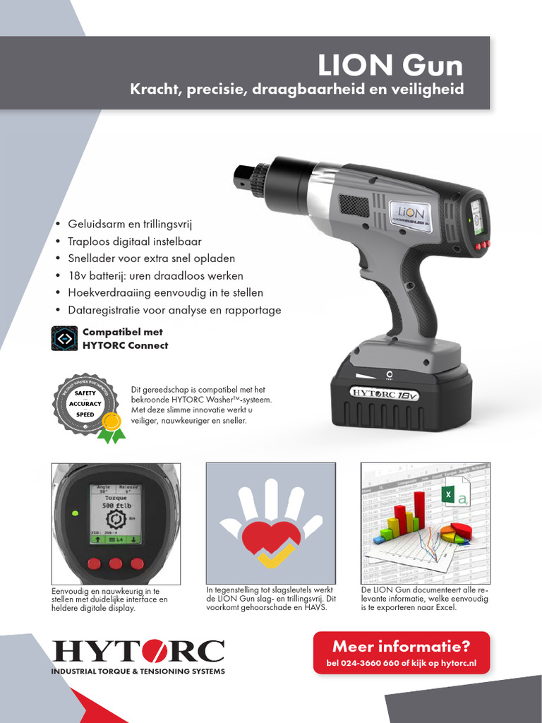 LION Gun Productblad NL | PDF