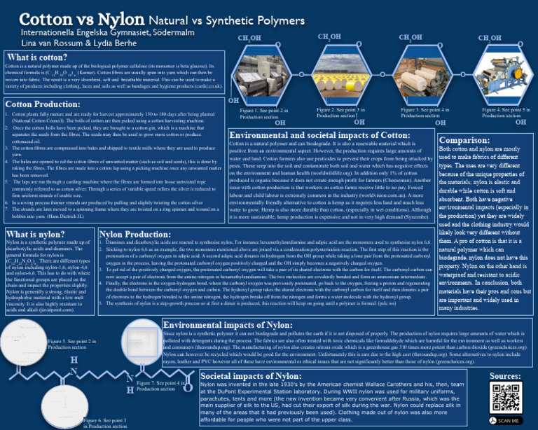Polymers Poster | PDF | Nylon | Acid