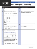 2022 KS2 Maths Test Mark Schemes | PDF | Multiplication | Decimal