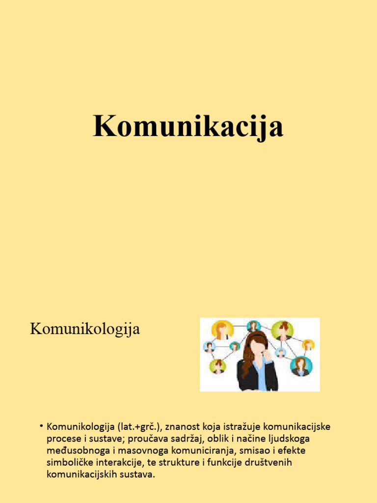 KOMUNIKACIJA | PDF