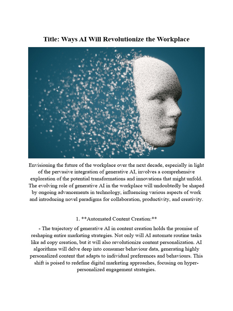 AI Lesson Written by AI | PDF | Artificial Intelligence | Intelligence (AI) & Semantics