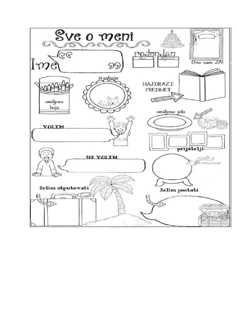 Sve o Meni Radni Listić | PDF