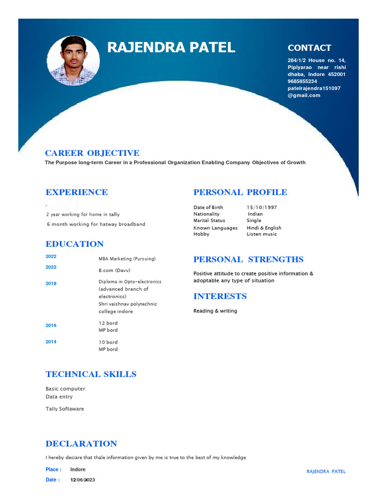 Update Resume 06 | PDF