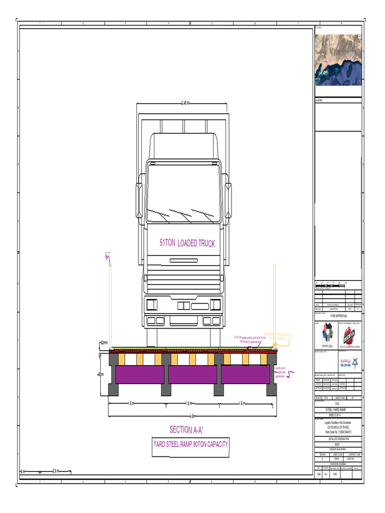 51ton Loaded Truck: Section A-A' | PDF