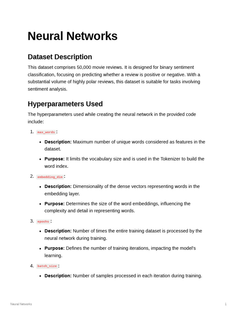 Neural_Networks | PDF | Artificial Neural Network | Accuracy And Precision