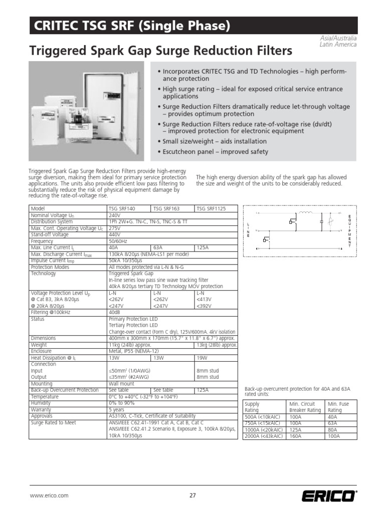 Critec TSG SRF Single Phase | PDF | Materials Science | Electromagnetism