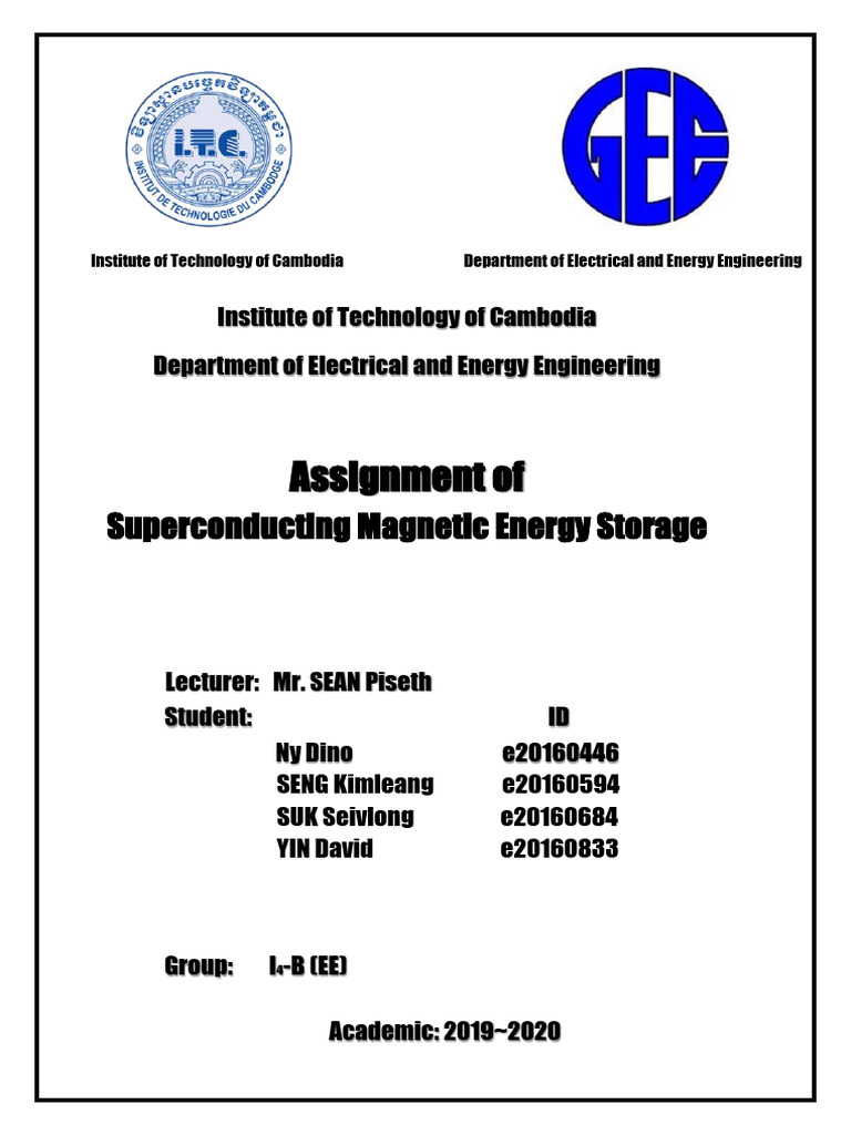 Superconducting Energy Storage | PDF | Superconductivity | High Temperature Superconductivity